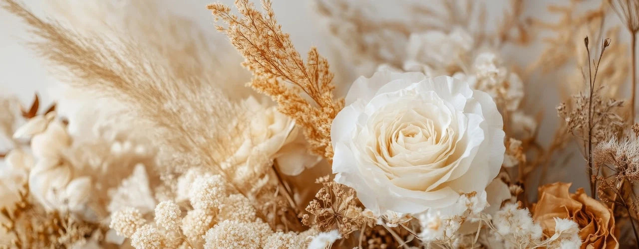 Bleached Dried Flowers & Foliage | Bulk Discounts